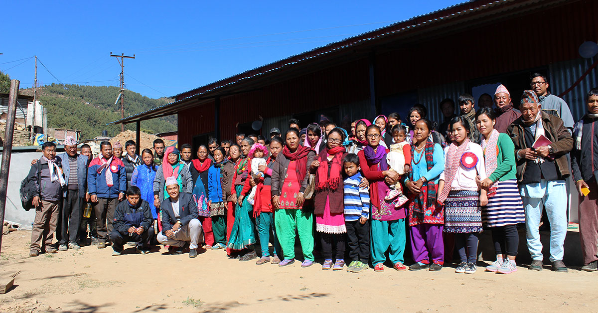 Rebuilding the spirit of a community