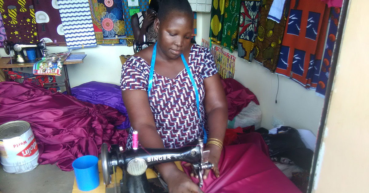 Altering a life with a sewing machine